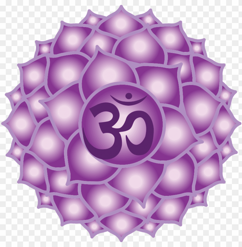 Download Crown Chakra Symbol 1000 Petal Lotus Tattoo Png Free PNG 