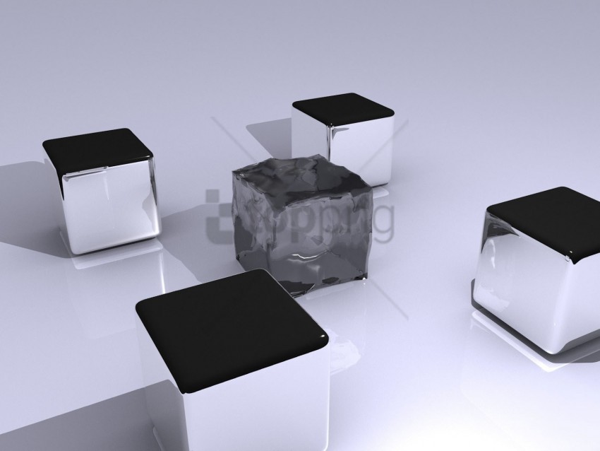 Free download | HD PNG cubes metal shadow shine wallpaper background ...