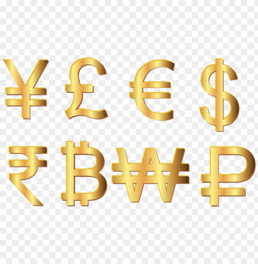 Free download | HD PNG currency symbols transparent clipart png photo ...