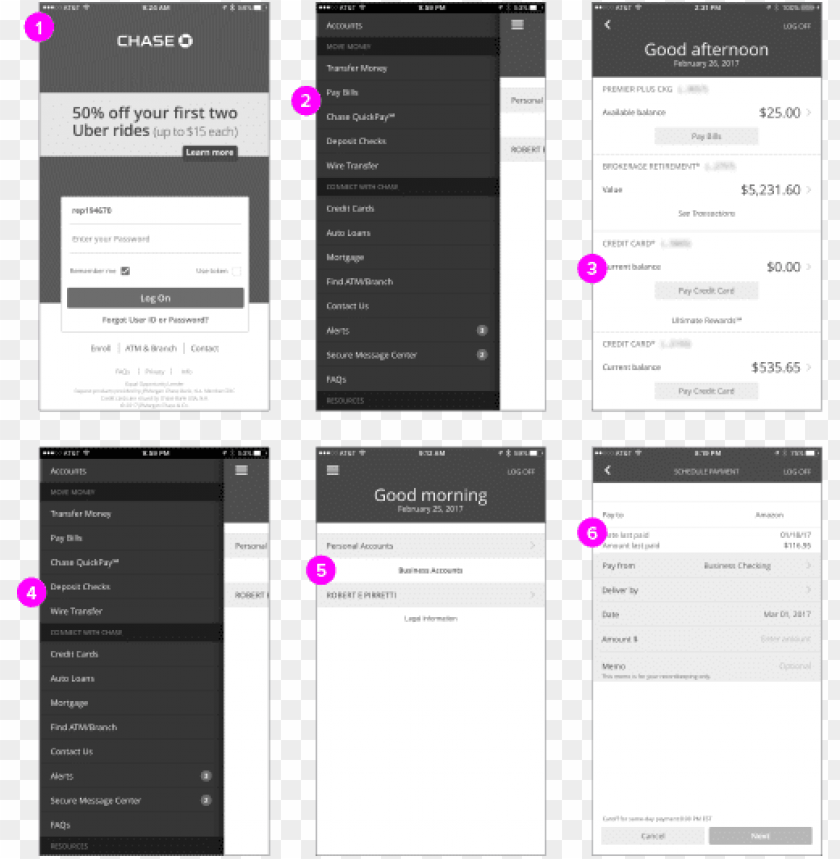 Free download | HD PNG current chase mobile app chase bank ui desi PNG ...