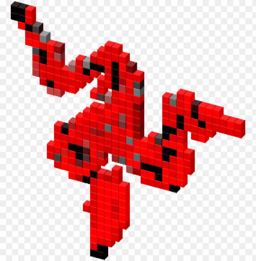 Free download | HD PNG red dragon pixel cursor PNG transparent with ...