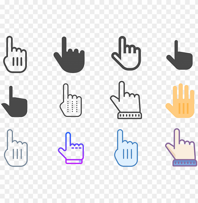 Free download | HD PNG windows 10 hand cursor set PNG transparent with ...