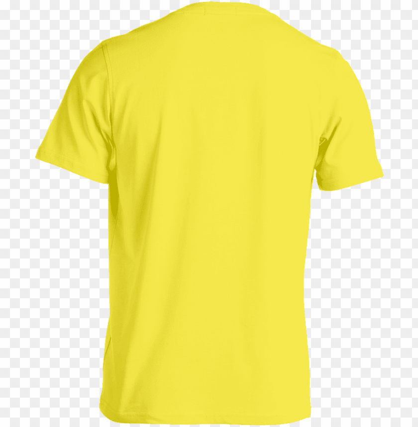 Download Custom Tee Template Yellow Back Yellow T Shirt Front And 