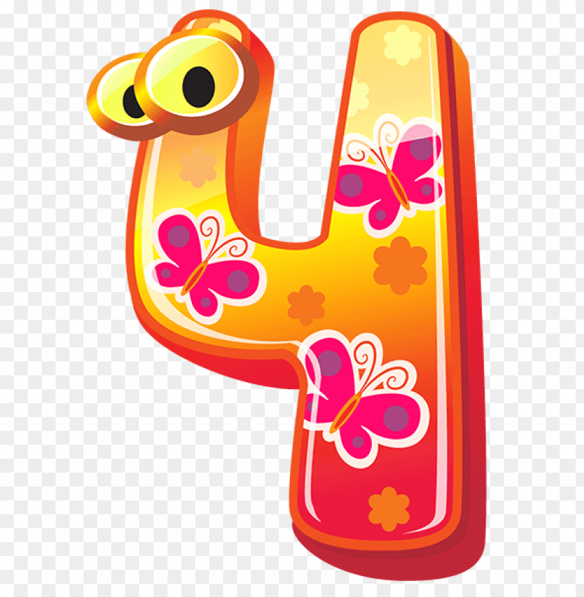 Free download | HD PNG cute number four clipart png photo - 47906 | TOPpng