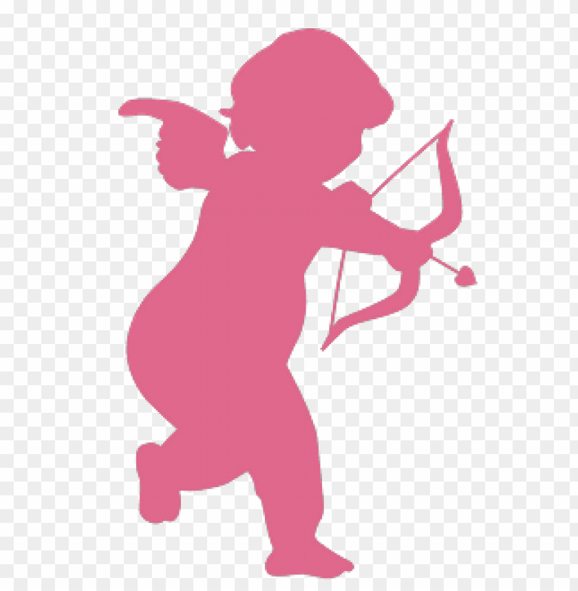 Free download | HD PNG cute pink cupid silhouettesupid png images ...