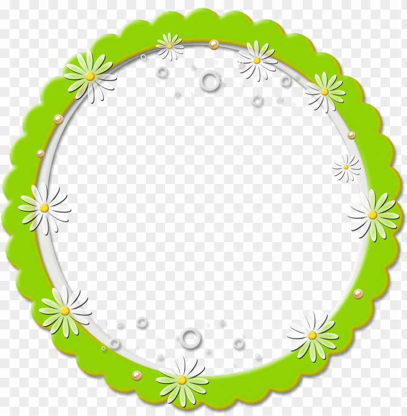 Free download | HD PNG cute png round daisy frame background best stock ...
