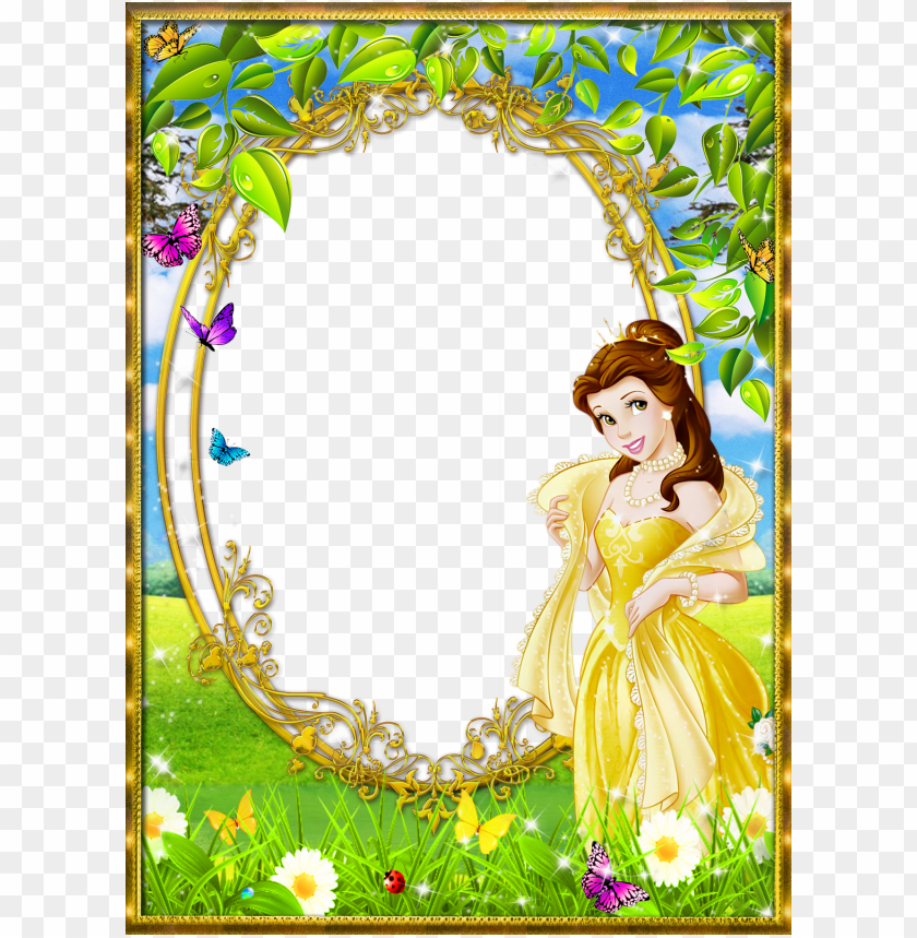 Free download | HD PNG cute princess kidsframe background best stock ...