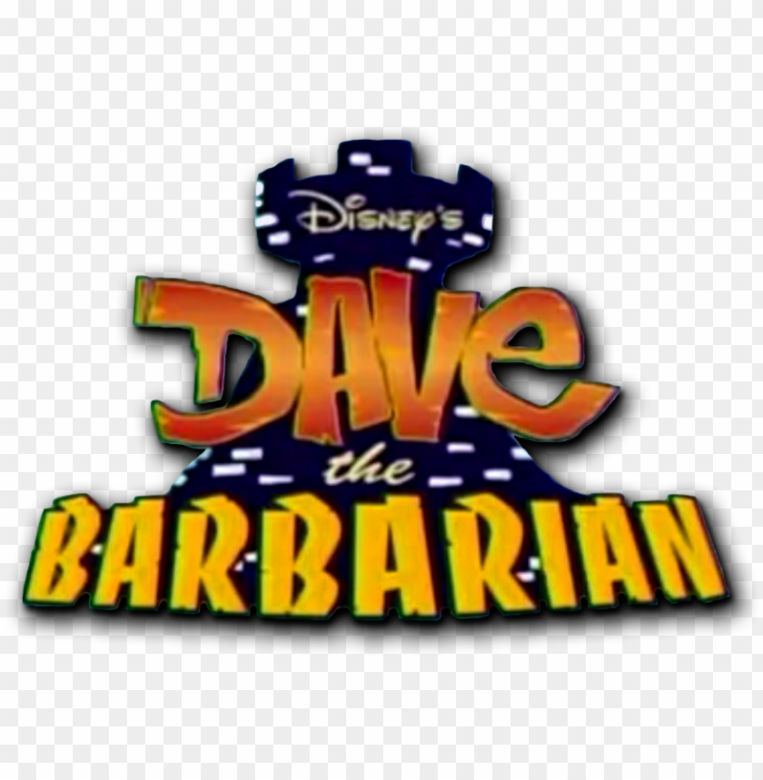 Free download | HD PNG dave the barbarian logo toon disney PNG ...