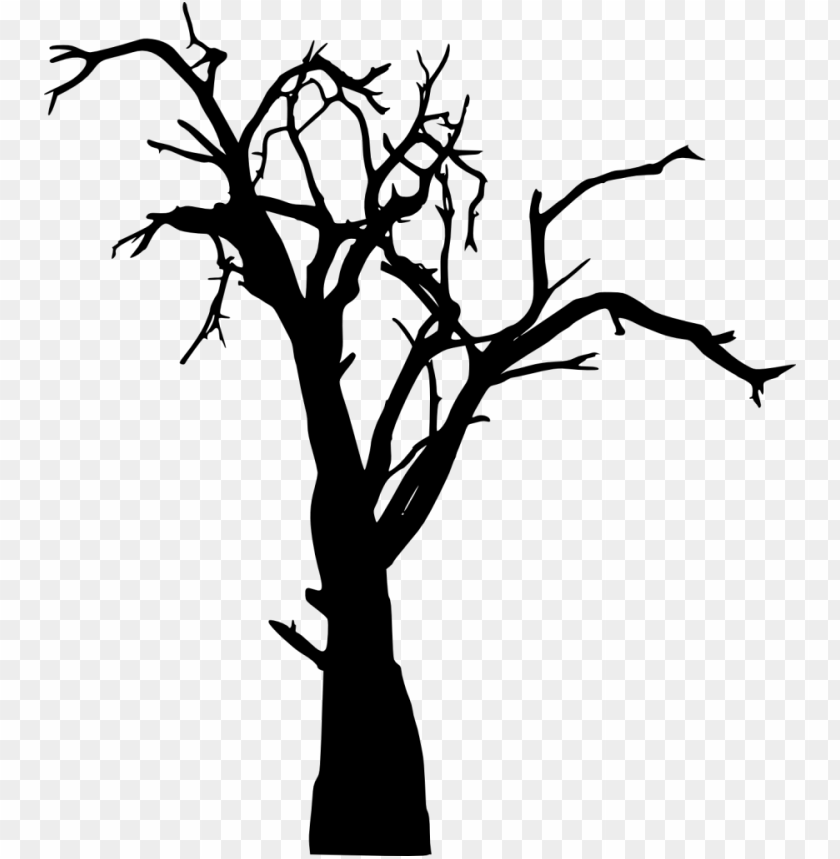 Free download | HD PNG Transparent bare tree silhouette with a single ...