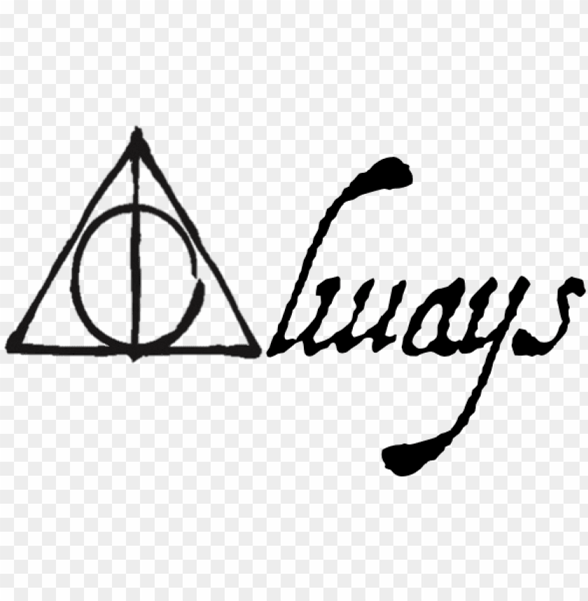 Free download | HD PNG deathly hallows always harry potter wooden si ...