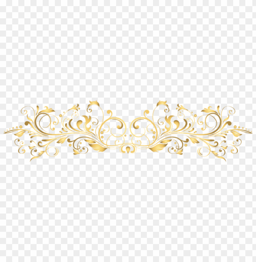 Free download | HD PNG deco gold element transparent clipart png photo ...