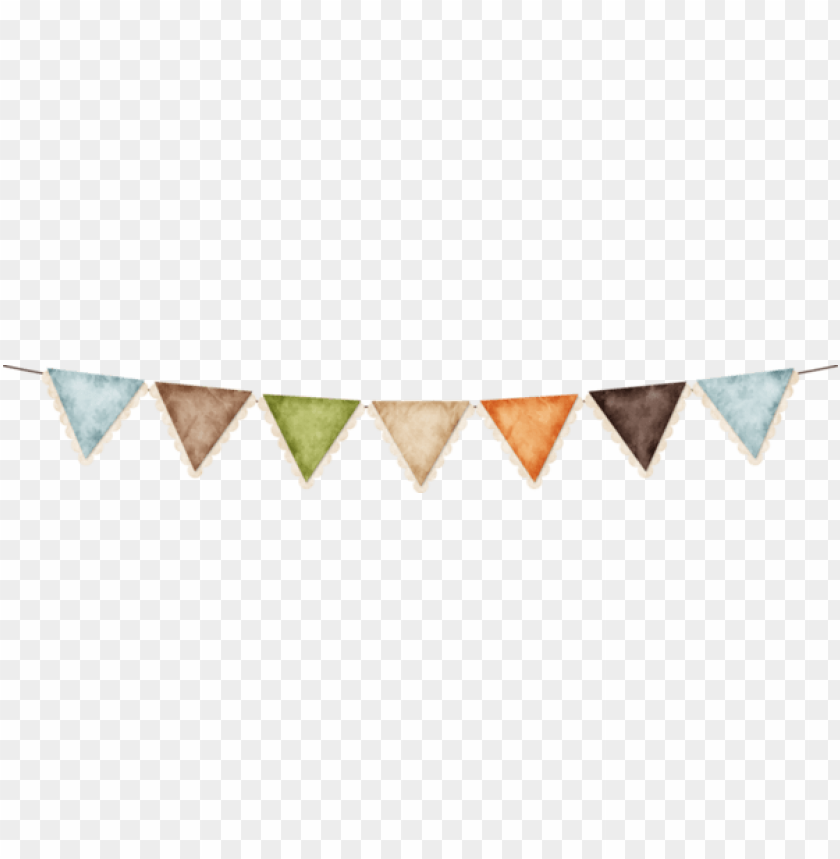 Free download | HD PNG triangle pennant banner with floral patterns png ...