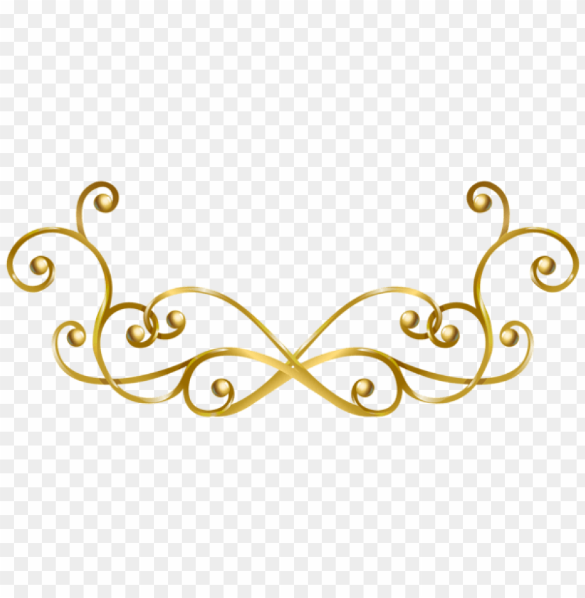 Free download | HD PNG decorative element gold transparent clipart png ...