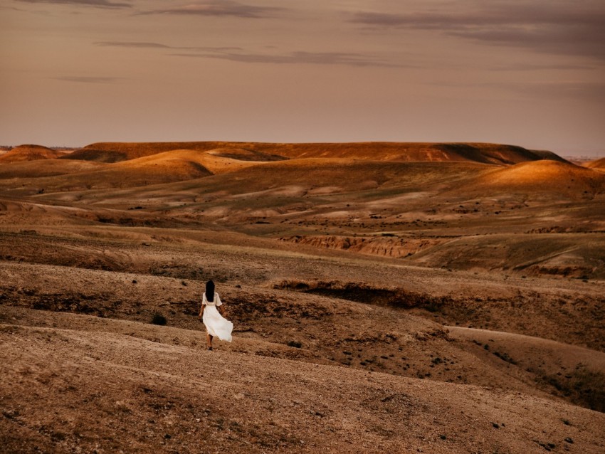 Free download | HD PNG desert girl silhouette landscape hills 4k ...