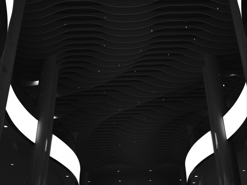Free download | HD PNG design line wavy ceiling 4k wallpaper | TOPpng