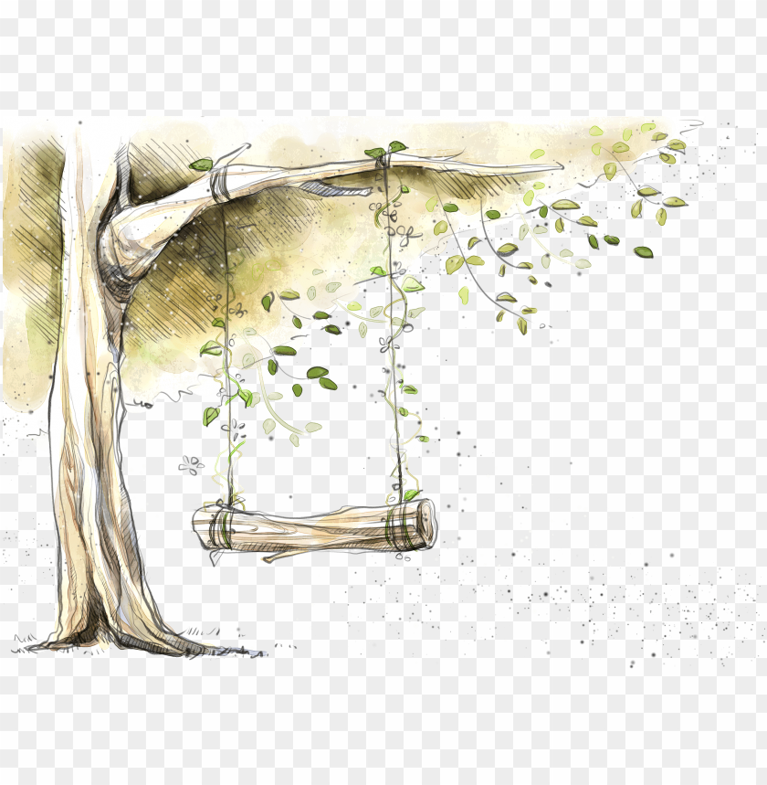 Free download | HD PNG designer tree hand painted trees transprent png ...
