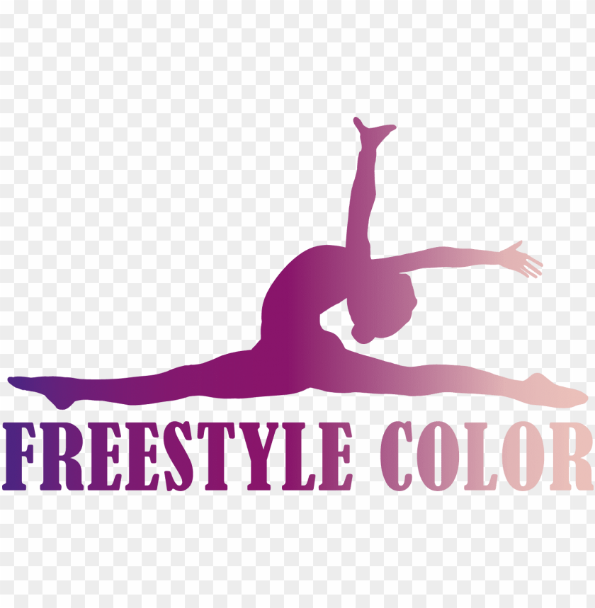 Free download | HD PNG freestyle color gymnastics logo design PNG ...