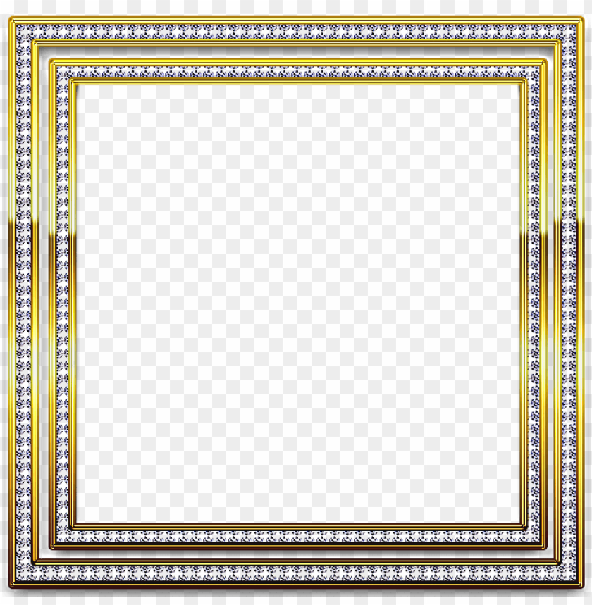Free download | HD PNG diamond frame png gold and silver frame PNG ...