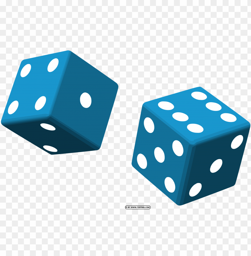 Free download | HD PNG Transparent Background PNG of blue 3d dice with ...