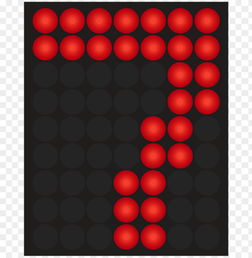 Free download | HD PNG digital number seven red clipart png photo ...