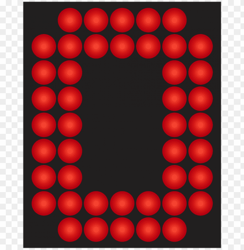 Free download | HD PNG digital number zero red clipart png photo ...
