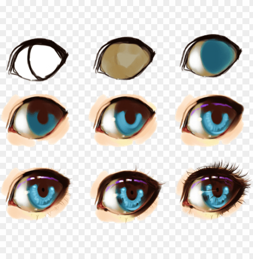 Free download | HD PNG digital painting anime eye PNG transparent with ...