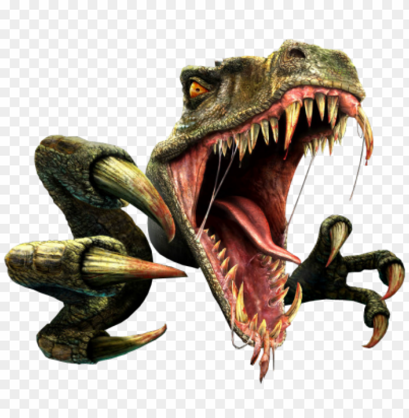 Free download | HD PNG dinosaurs clipart scary dinosaur ark survival ...