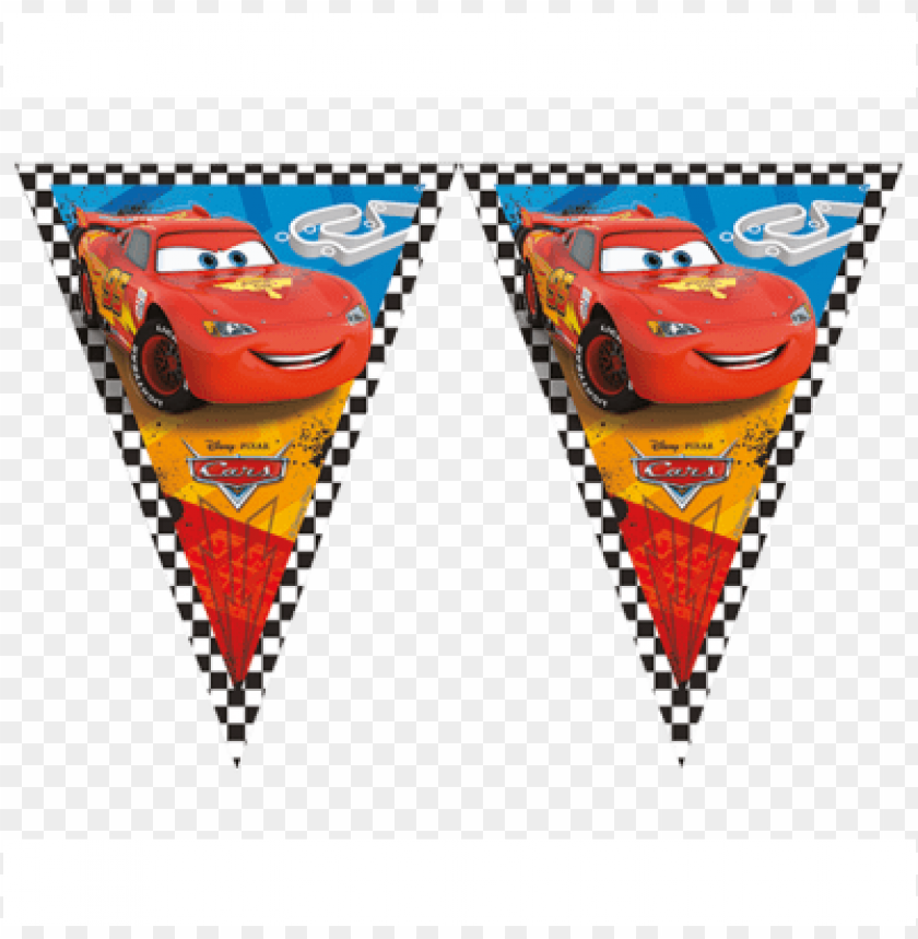 Free download | HD PNG disney cars triangle flag banner amscan cars ...