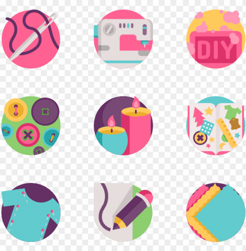 Free download | HD PNG diy crafts 50 icons crafts diy icon png - Free ...