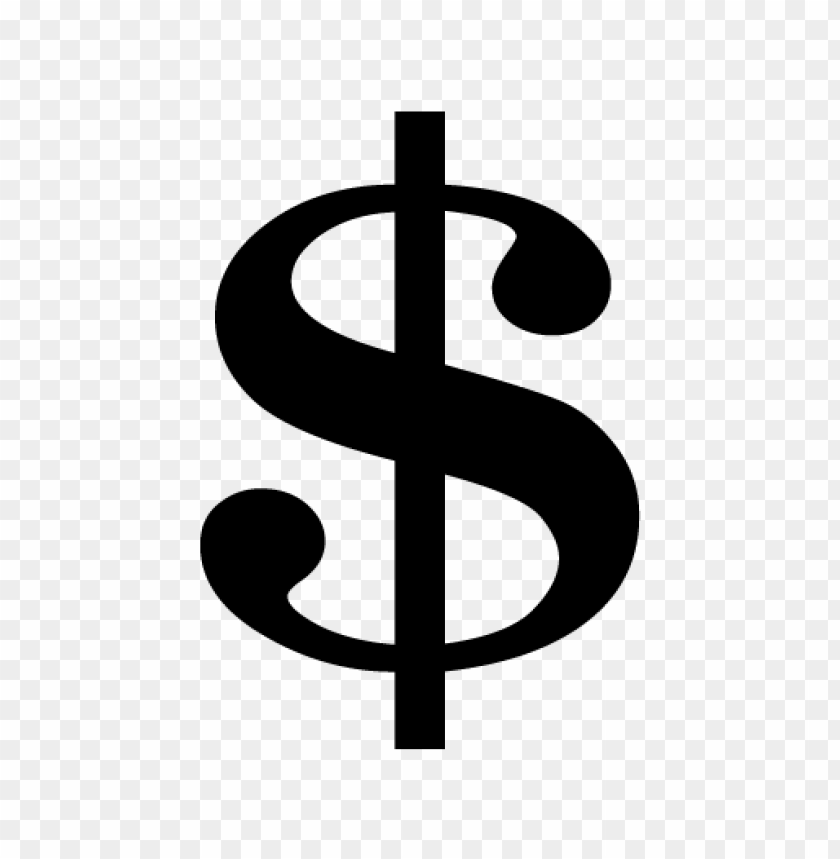 Free download | HD PNG stylized dollar sign with curved lines | TOPpng