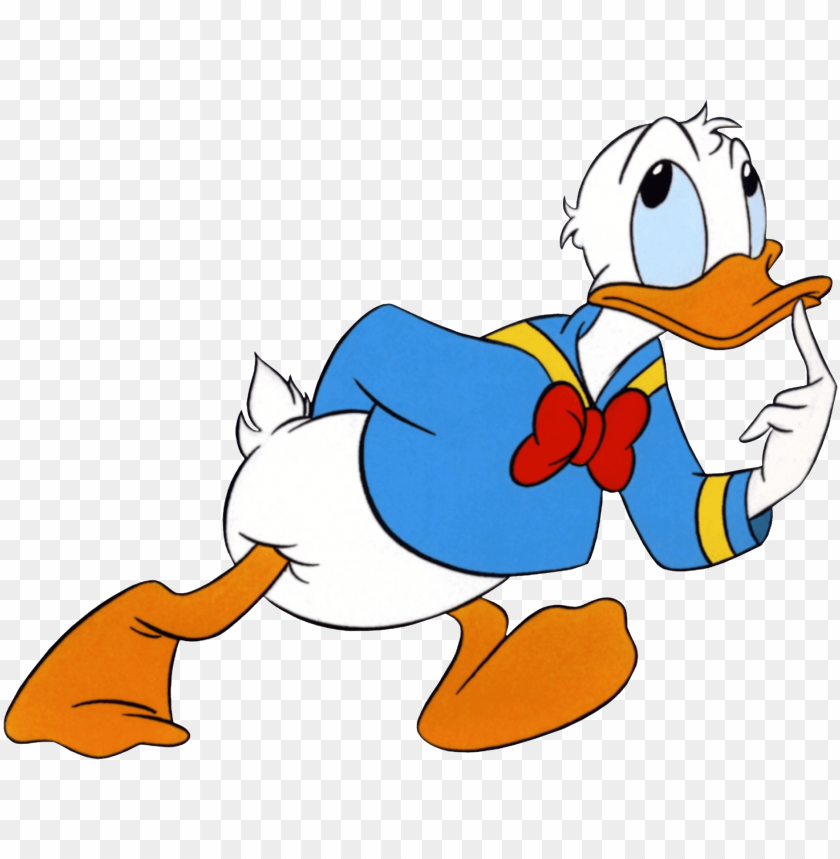 Free download | HD PNG donald duck running excitedly png clipart png ...