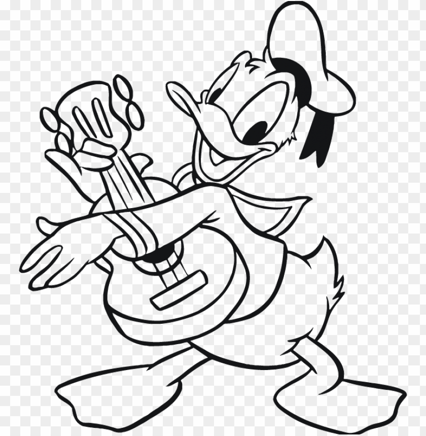 Free download | HD PNG donald duck playing guitar clipart png photo ...
