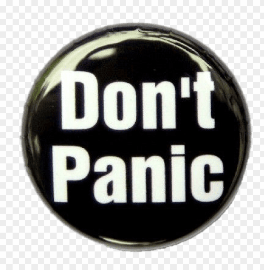 Free download | HD PNG dont panic black button PNG transparent with ...