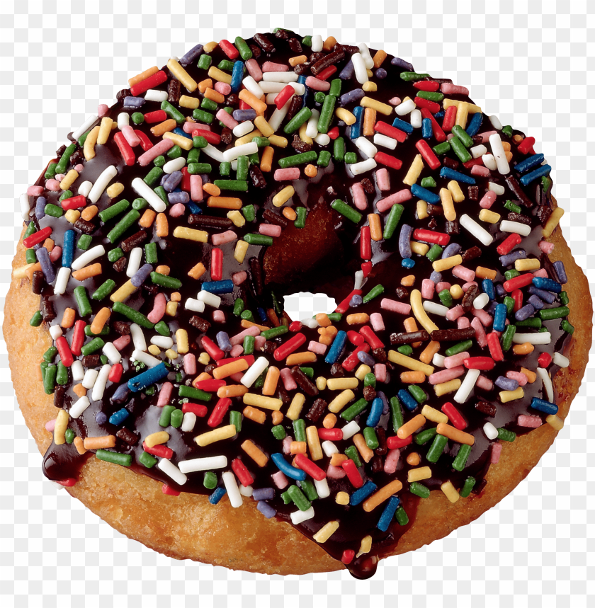 Free download | HD PNG sprinkled doughnut on white background png PNG ...