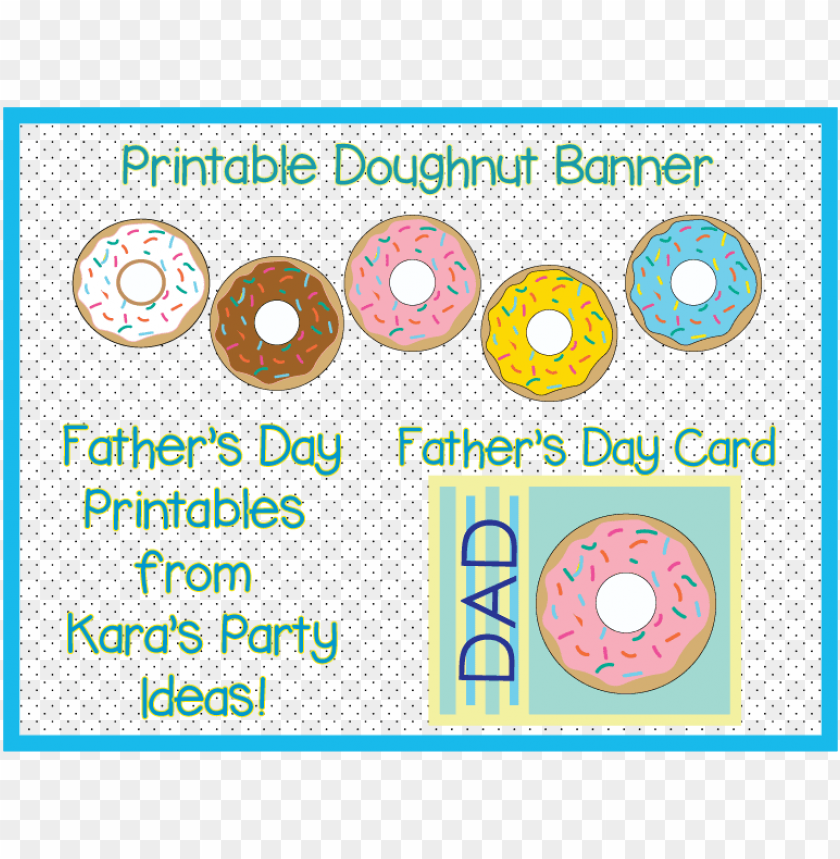 Free download | HD PNG donut banner printable PNG transparent with ...