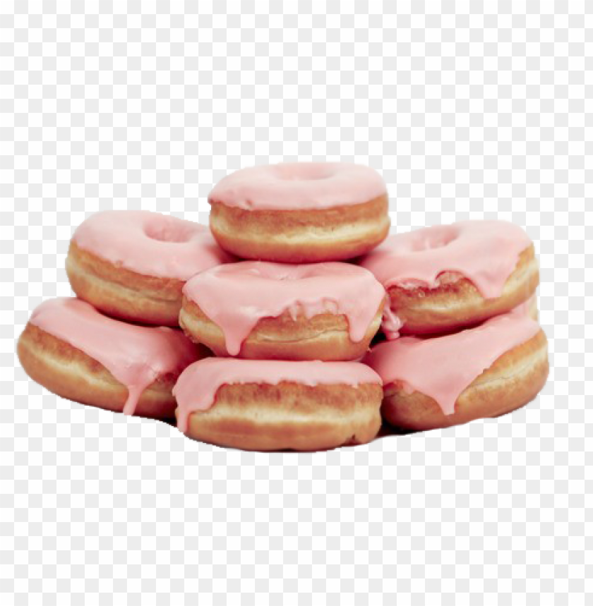 Free download | HD PNG mini donuts with pink frosting - Image ID 484160 ...