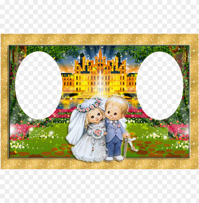 Free download | HD PNG double children transparent frame background ...