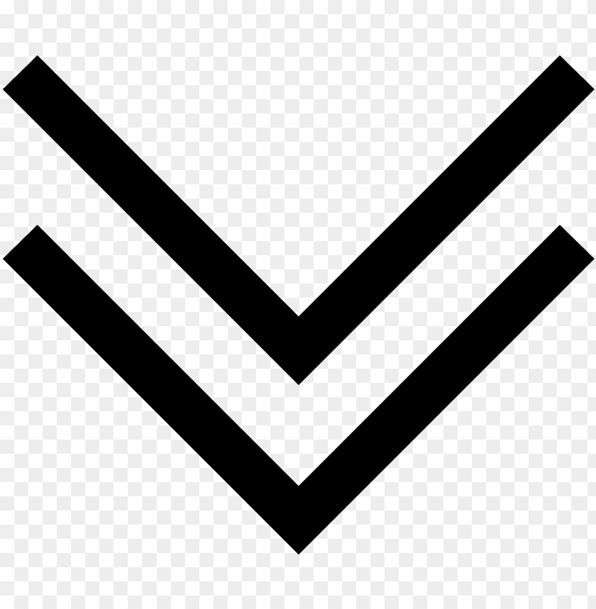 Free download | HD PNG double down chevron arrow png PNG transparent with Clear Background ID ...