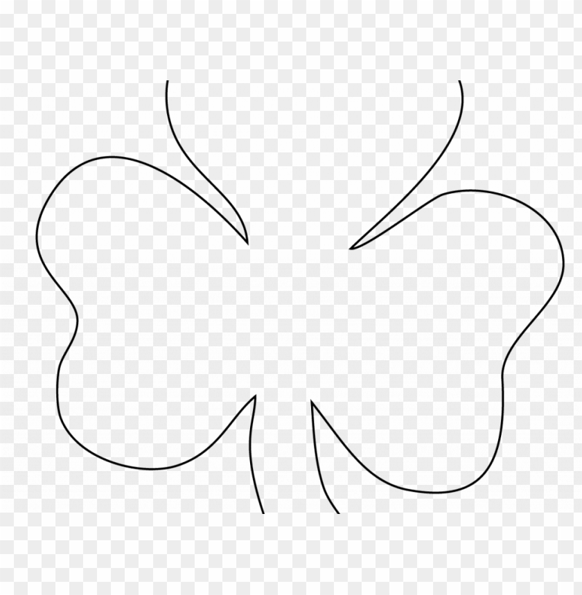 Free download | HD PNG download shamrock cut out pattern line art PNG ...