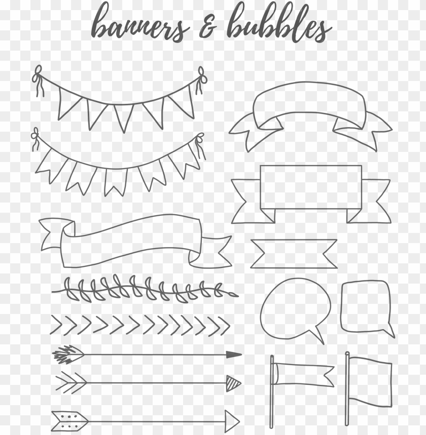 Free download | HD PNG download the banners drawi PNG transparent with ...