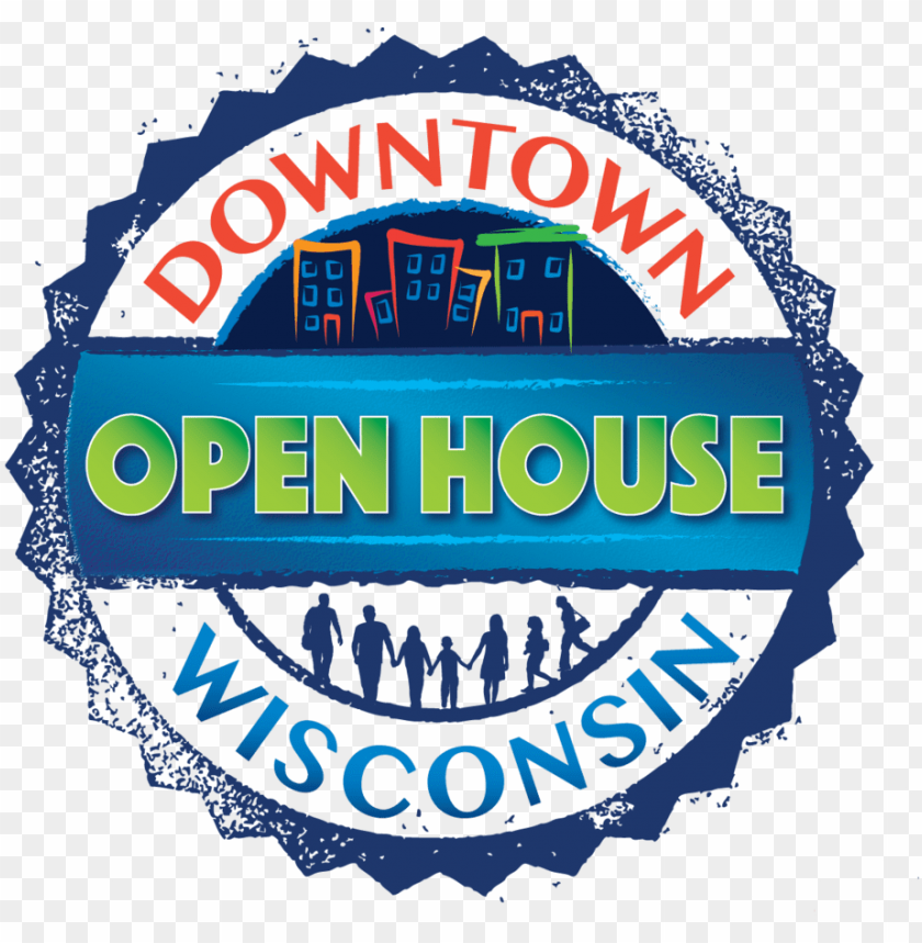Free download | HD PNG downtown open house color logo emblem PNG ...