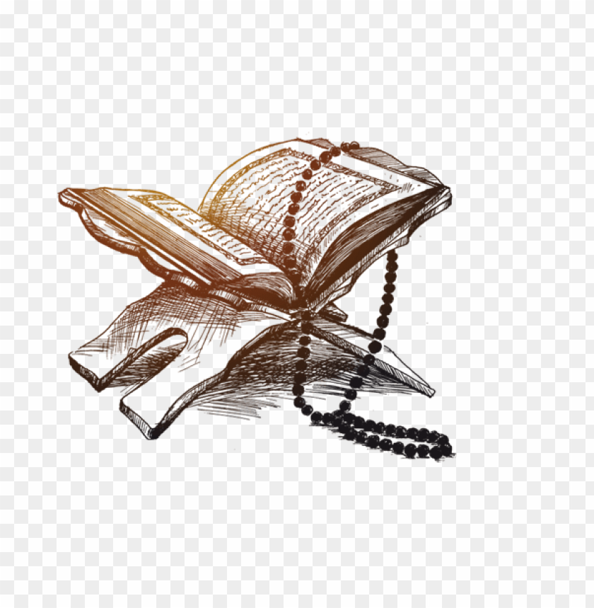 Free download | HD PNG drawing brown quran coran islamic illustration ...