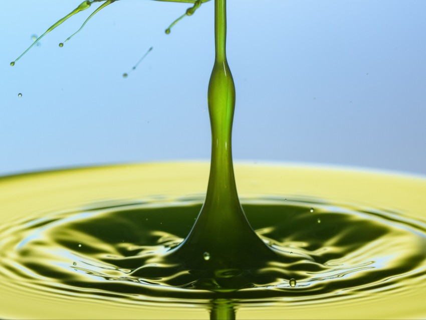Free download | HD PNG drop splash spray liquid green macro 4k ...