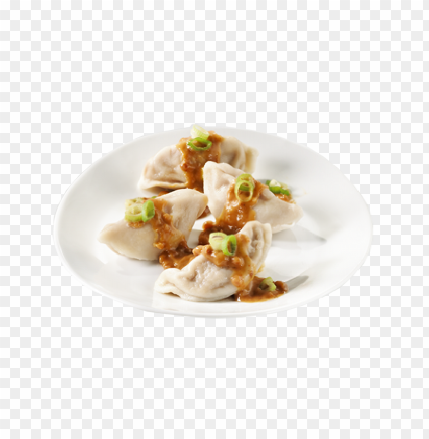 Free download | HD PNG small dumplings on a white plate with sauce ...
