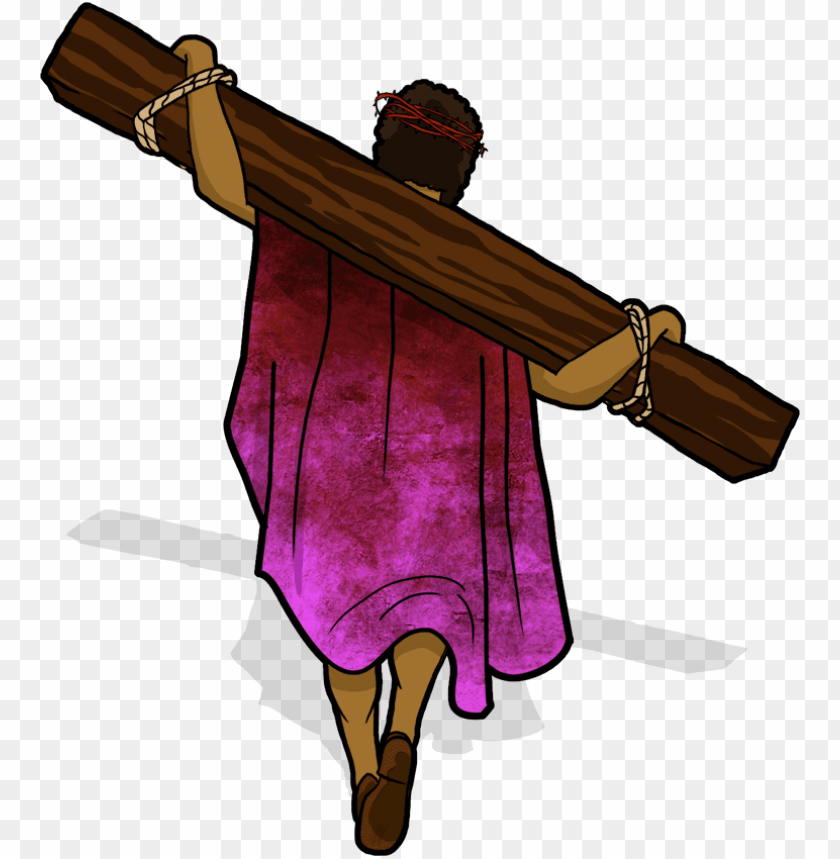 Free download | HD PNG dying clipart diploma jesus carrying his cross ...