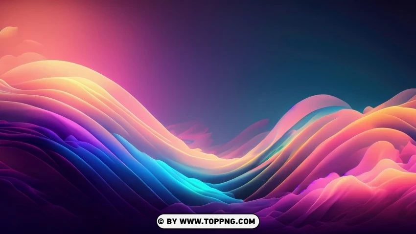 Free download | HD PNG dynamic colorful waves lines in vibrant motion ...