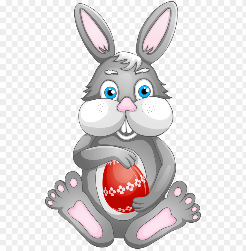 Free download | HD PNG cute grey easter rabbit clipart clipart png ...