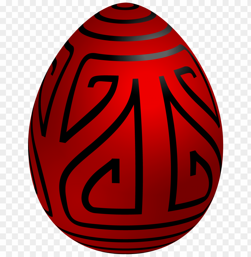 Free download | HD PNG black and red deco easter egg vector clipart png ...