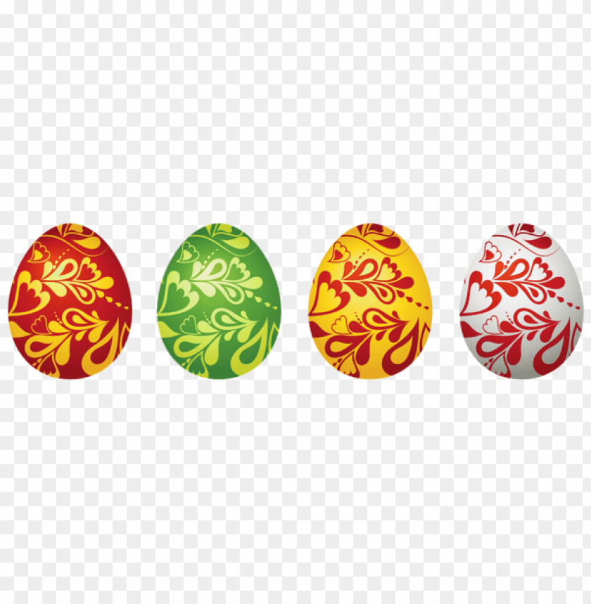 Free download | HD PNG decorated easter eggs set png PNG images with ...