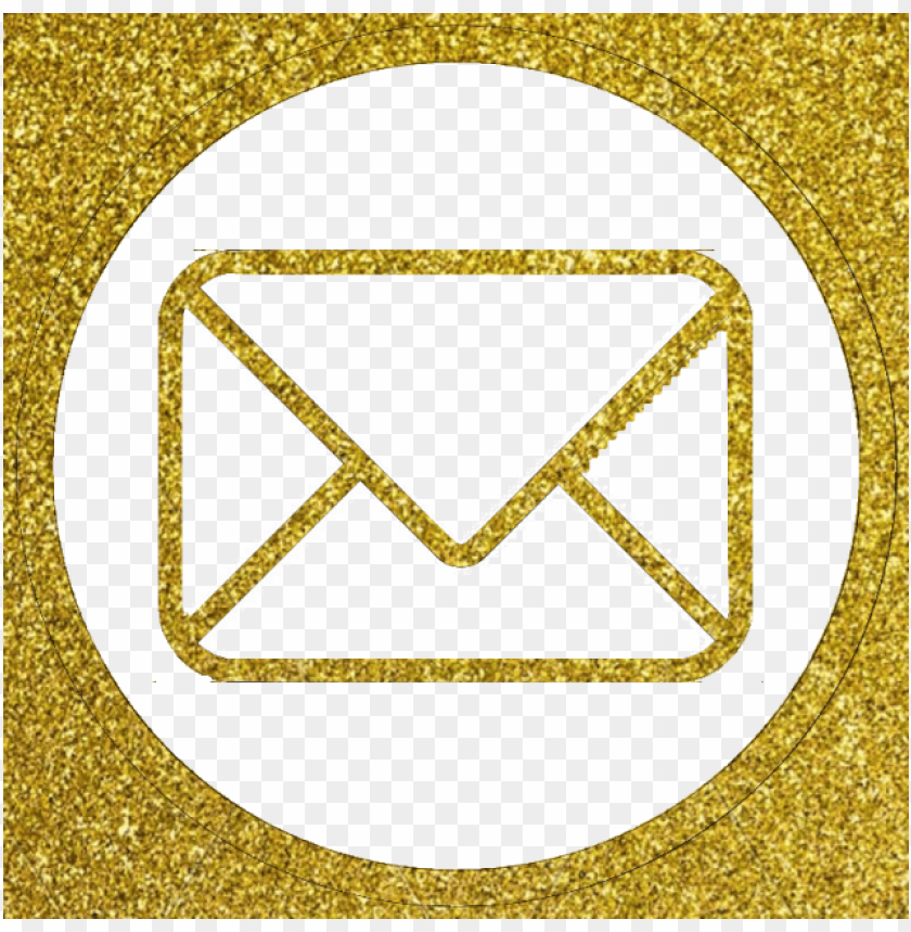 Free download | HD PNG gold email icon with glitter effect PNG ...